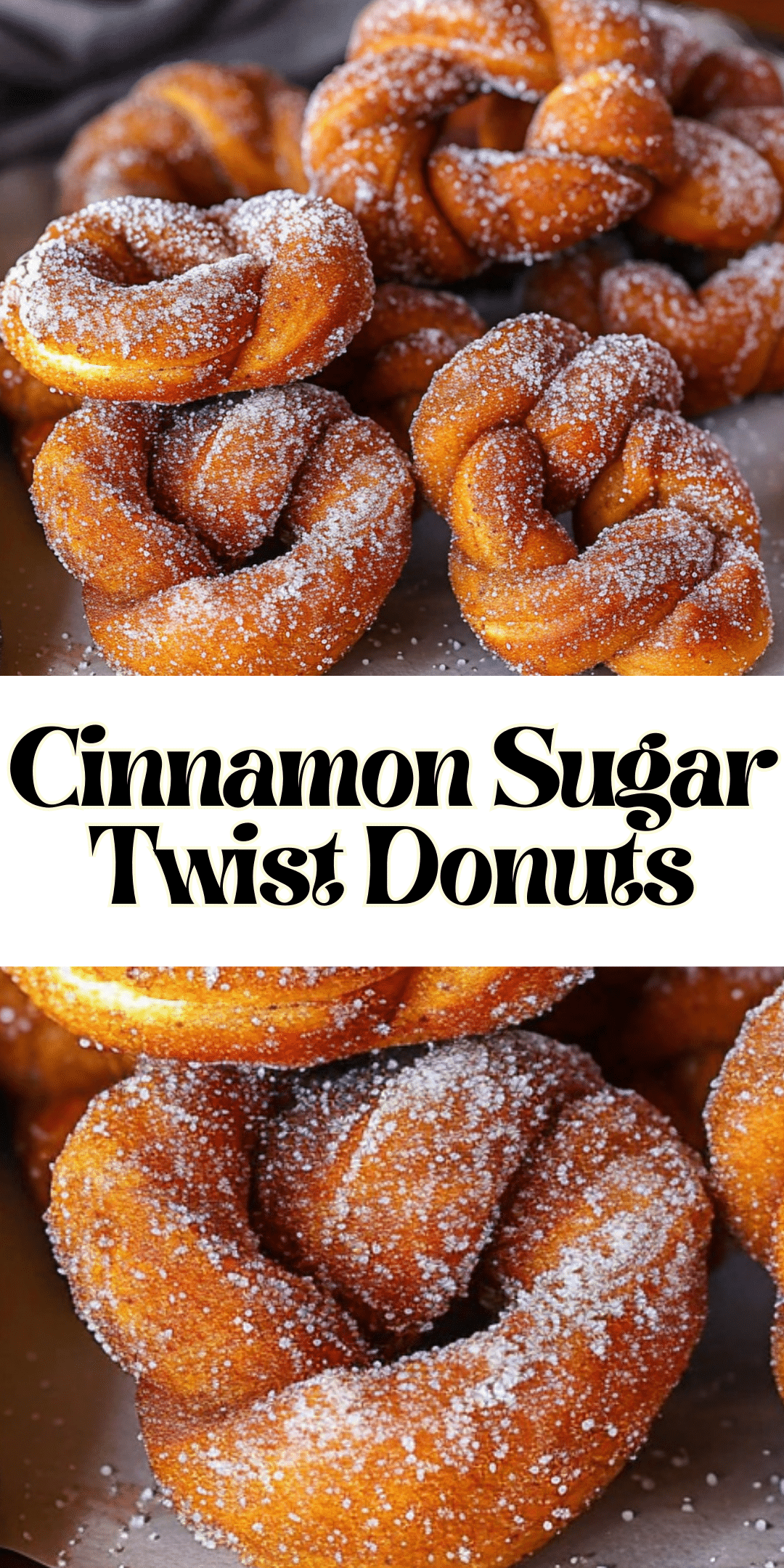Cinnamon Sugar Twist Donuts | Amina Bakes