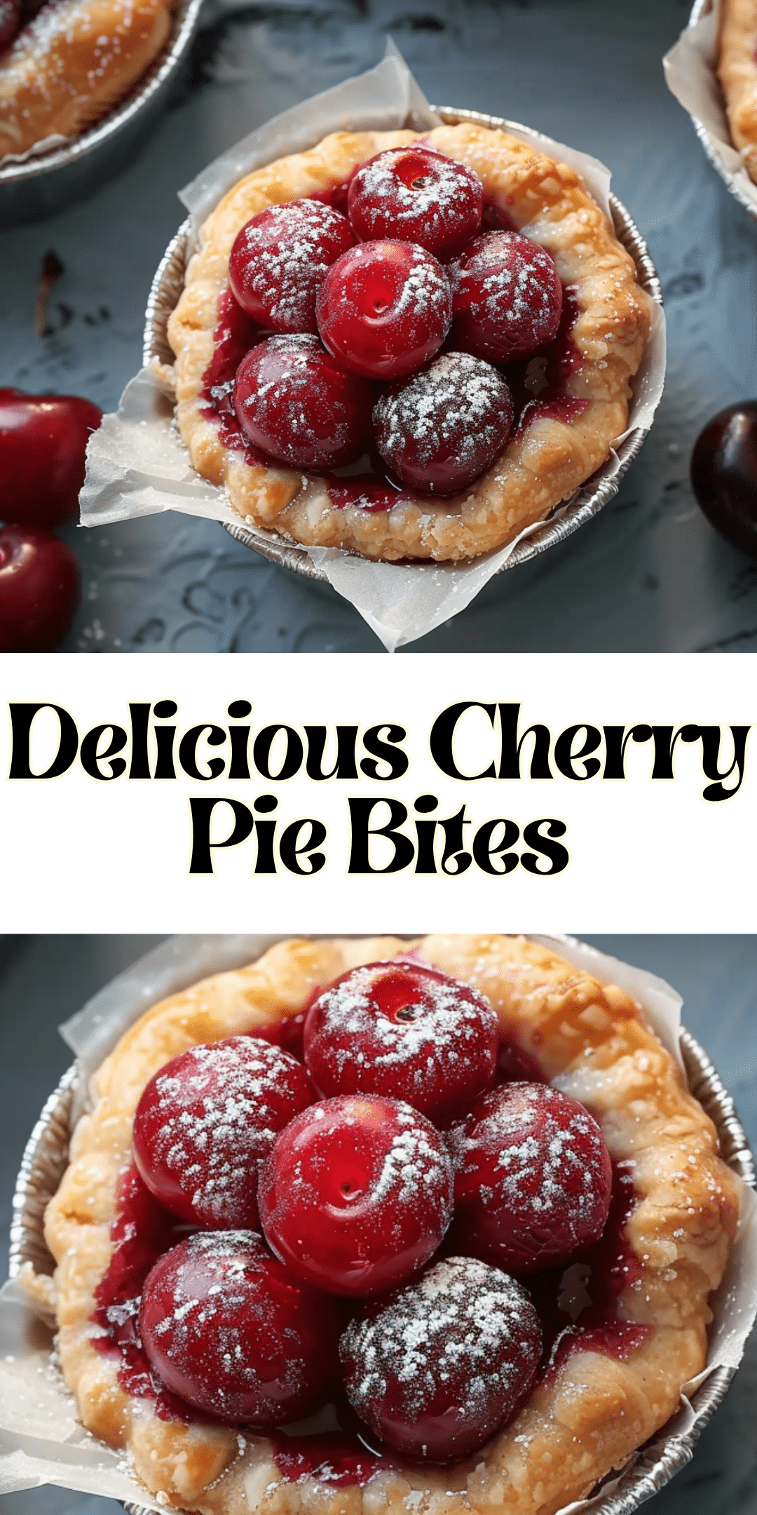 Delicious Cherry Pie Bites | Amina Bakes