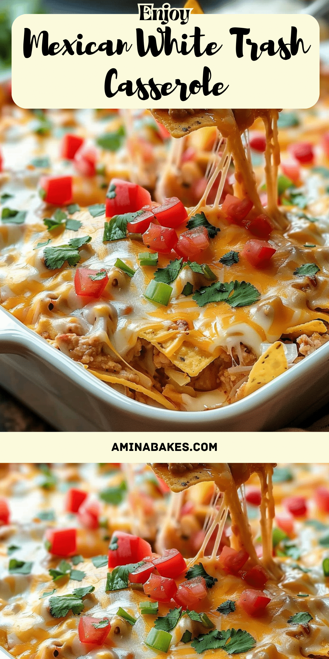 Mexican White Trash Casserole | Amina Bakes