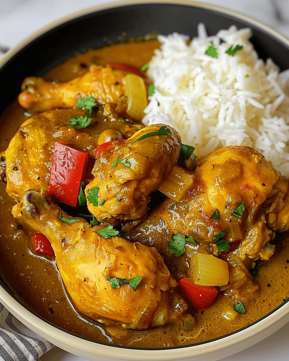 Jamaican Curry Chicken | Amina Bakes