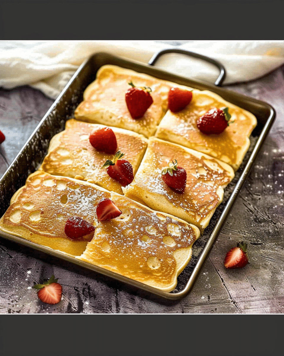 Sheet Pan Pancakes | Amina Bakes