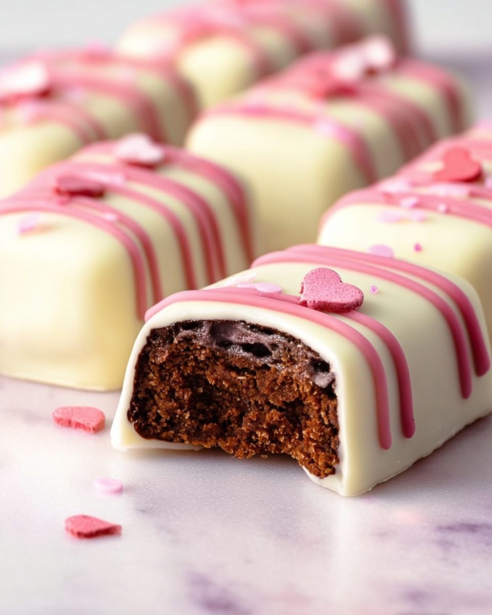 Chocolate Cakesicles with Brownie & White Chocolate Shell ...