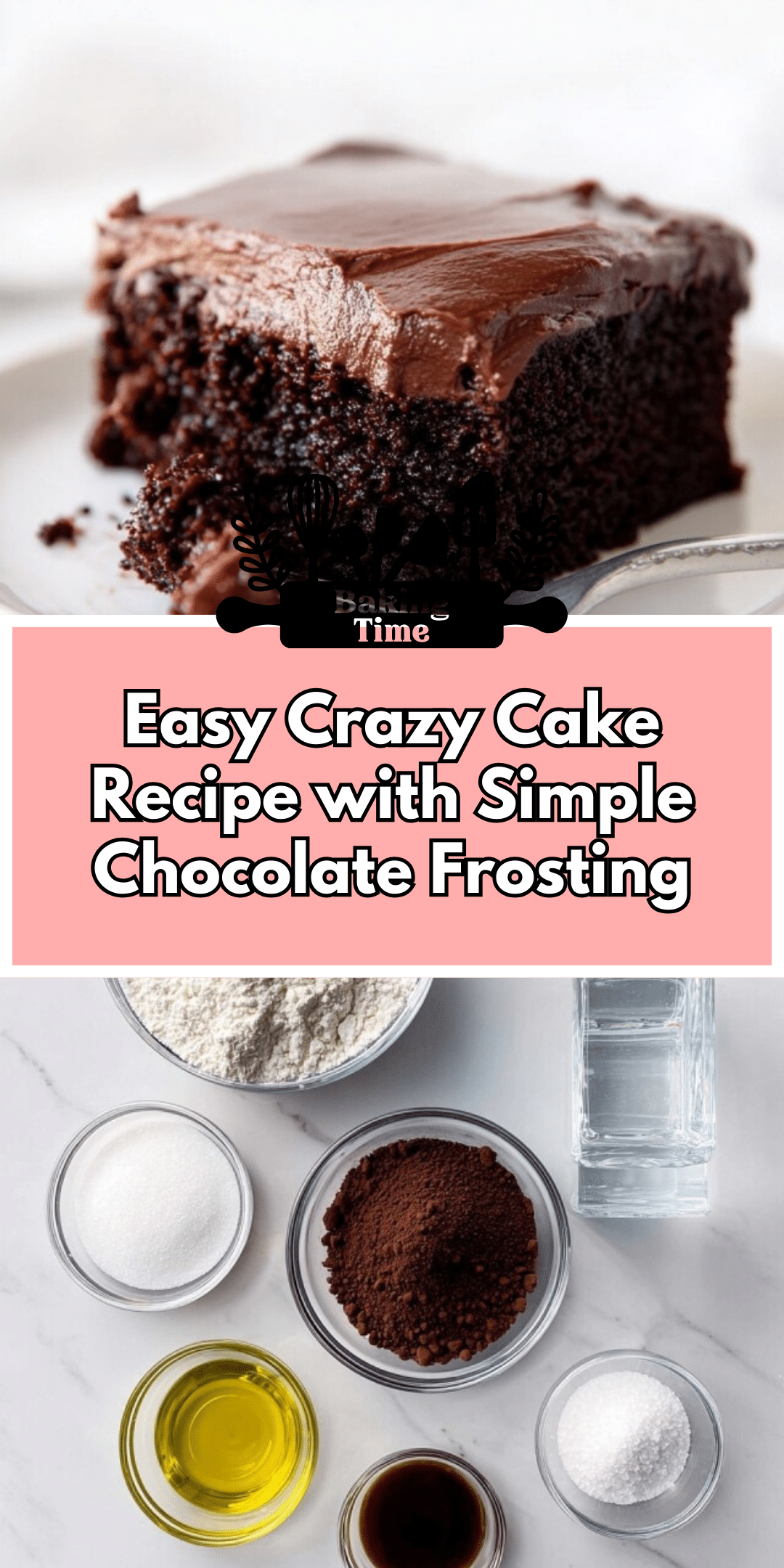 Crazy Chocolate Cake with Rich Cocoa Frosting | Irresistible & Easy